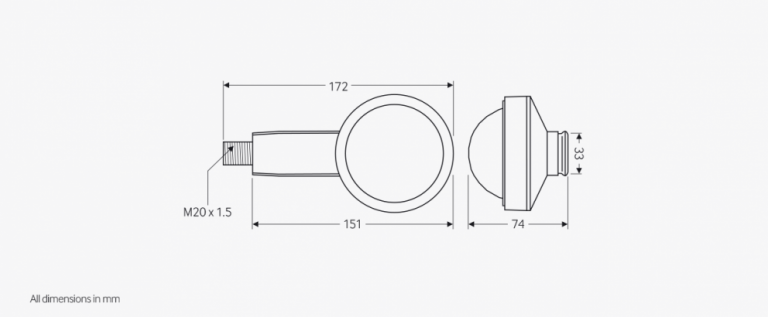 Luminaire mounted, IP65, high bay/high level, PIR presence detectors ...